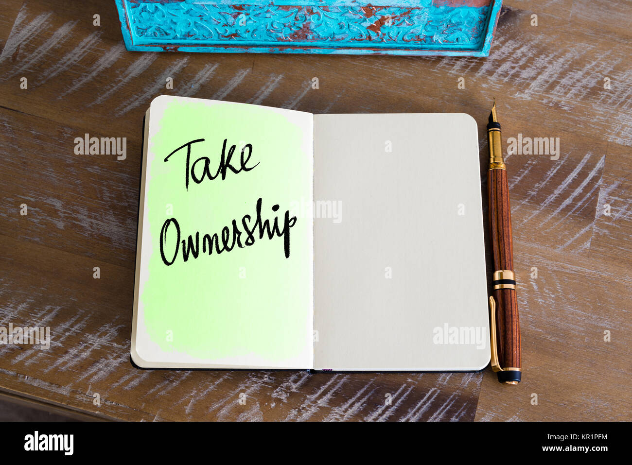 Handwritten Text Take Ownership Stock Photo - Alamy