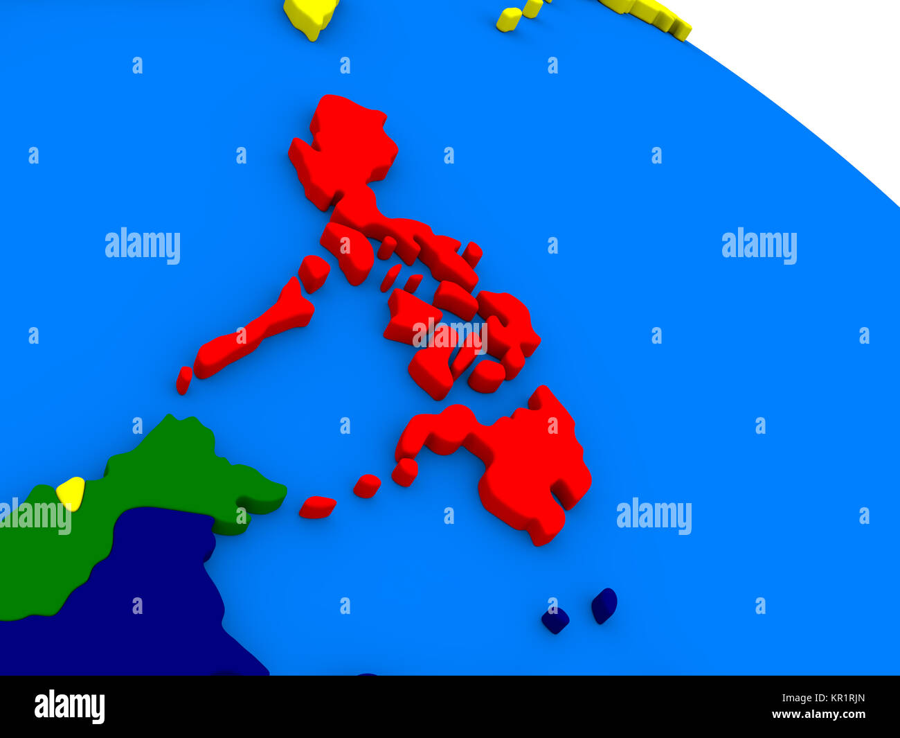 Asian islands map hi-res stock photography and images - Alamy