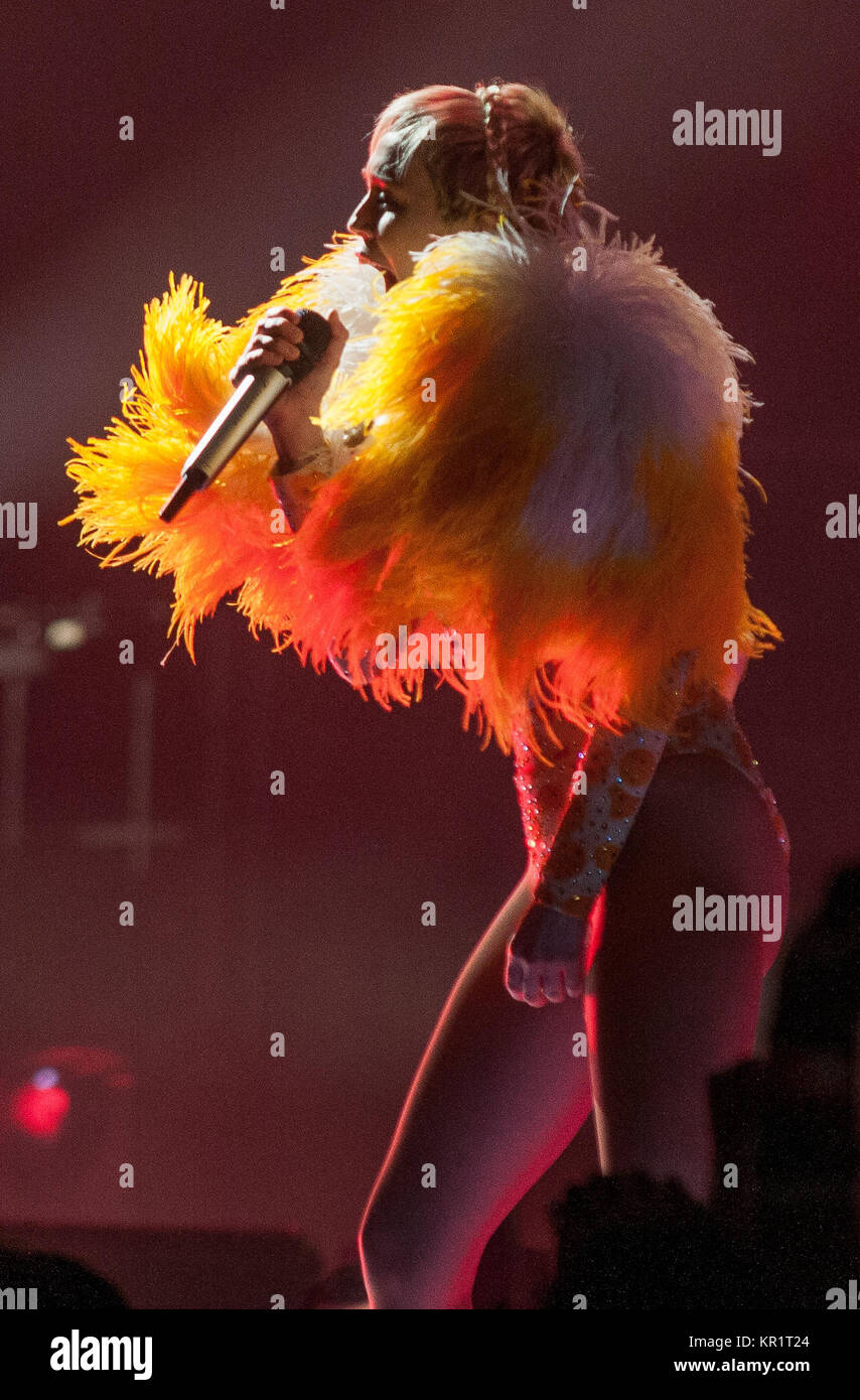 SYDNEY, AUSTRALIA - OCTOBER 17: Miley Cyrus performs her Bangerz Tour ...