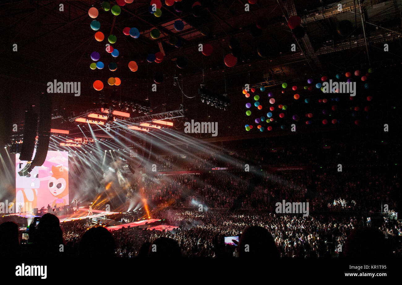 SYDNEY, AUSTRALIA - OCTOBER 17: Miley Cyrus performs her Bangerz Tour ...