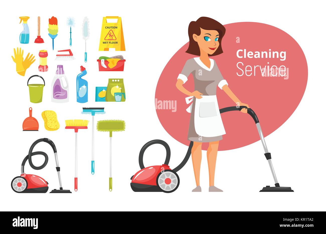 Tool woman job concept Stock Vector Images - Alamy