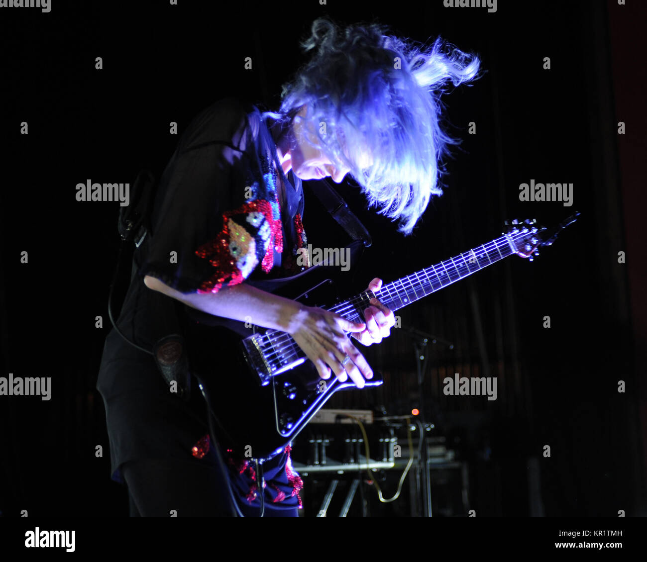 MIAMI BEACH, FL - OCTOBER 06: Annie Clark of St. Vincent performs at ...