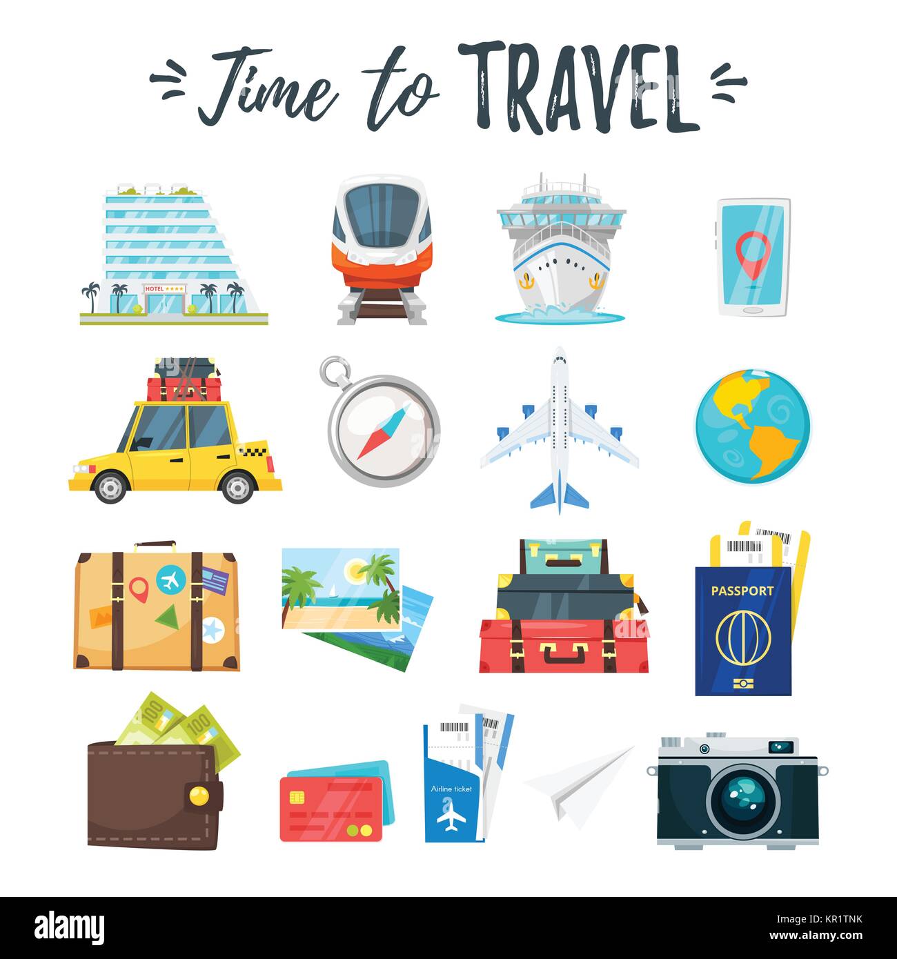 Travel booking icon tourism Stock Vector Images - Alamy