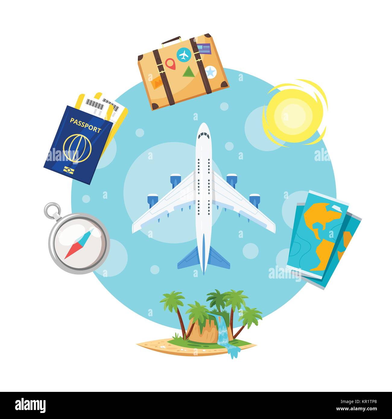Tourism advertisement Stock Vector Images - Alamy