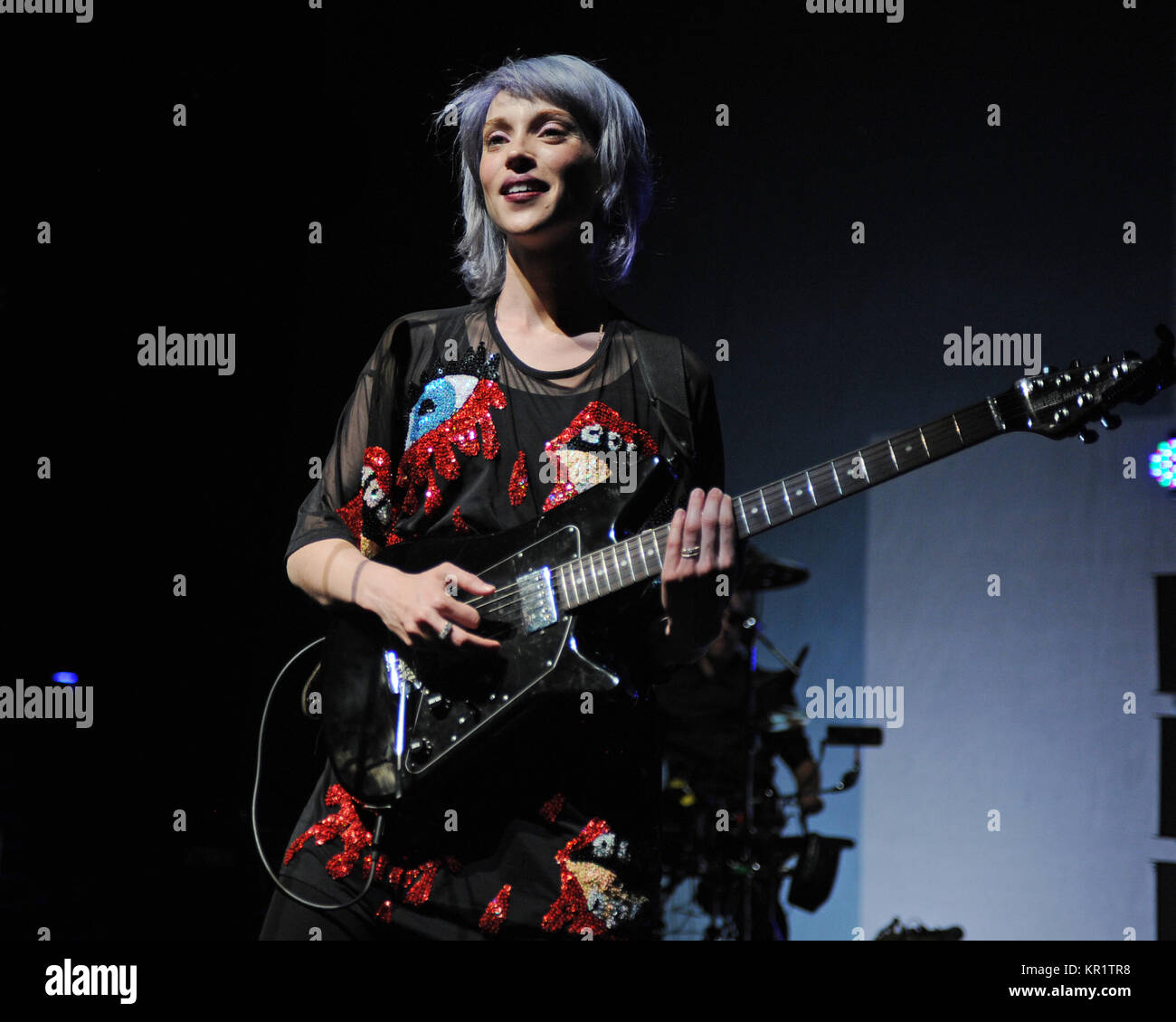 MIAMI BEACH, FL - OCTOBER 06: Annie Clark of St. Vincent performs at ...