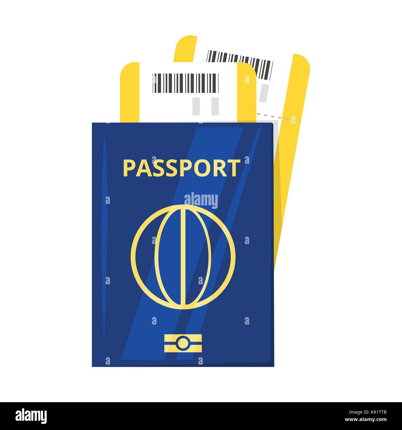 Concept travel passport Stock Vector Images - Alamy