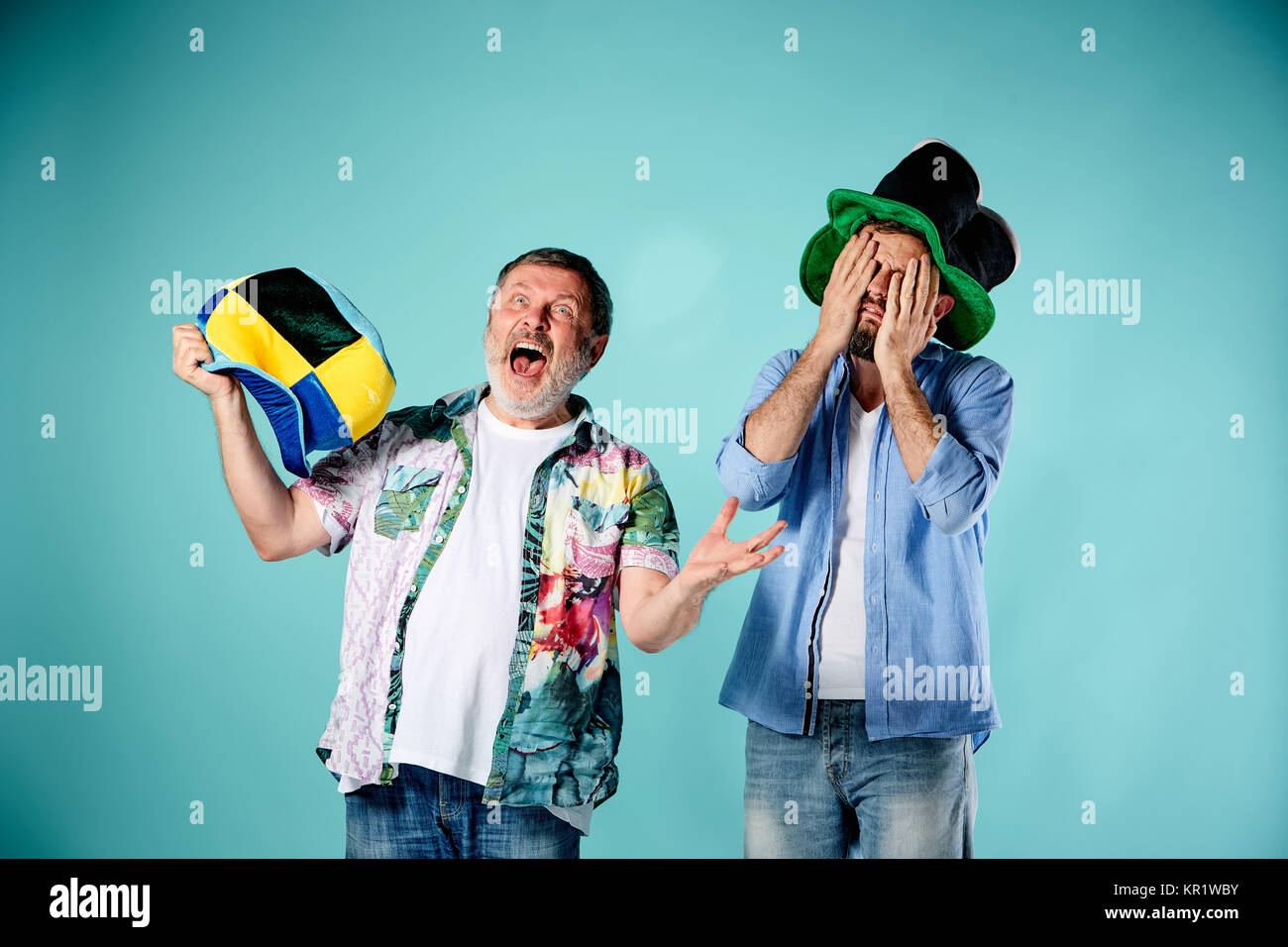 Football fans shout team playing hi-res stock photography and images ...