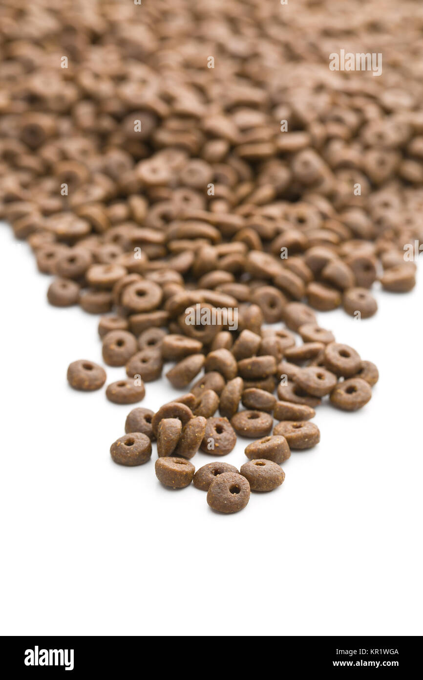 Dry kibble dog food Stock Photo - Alamy