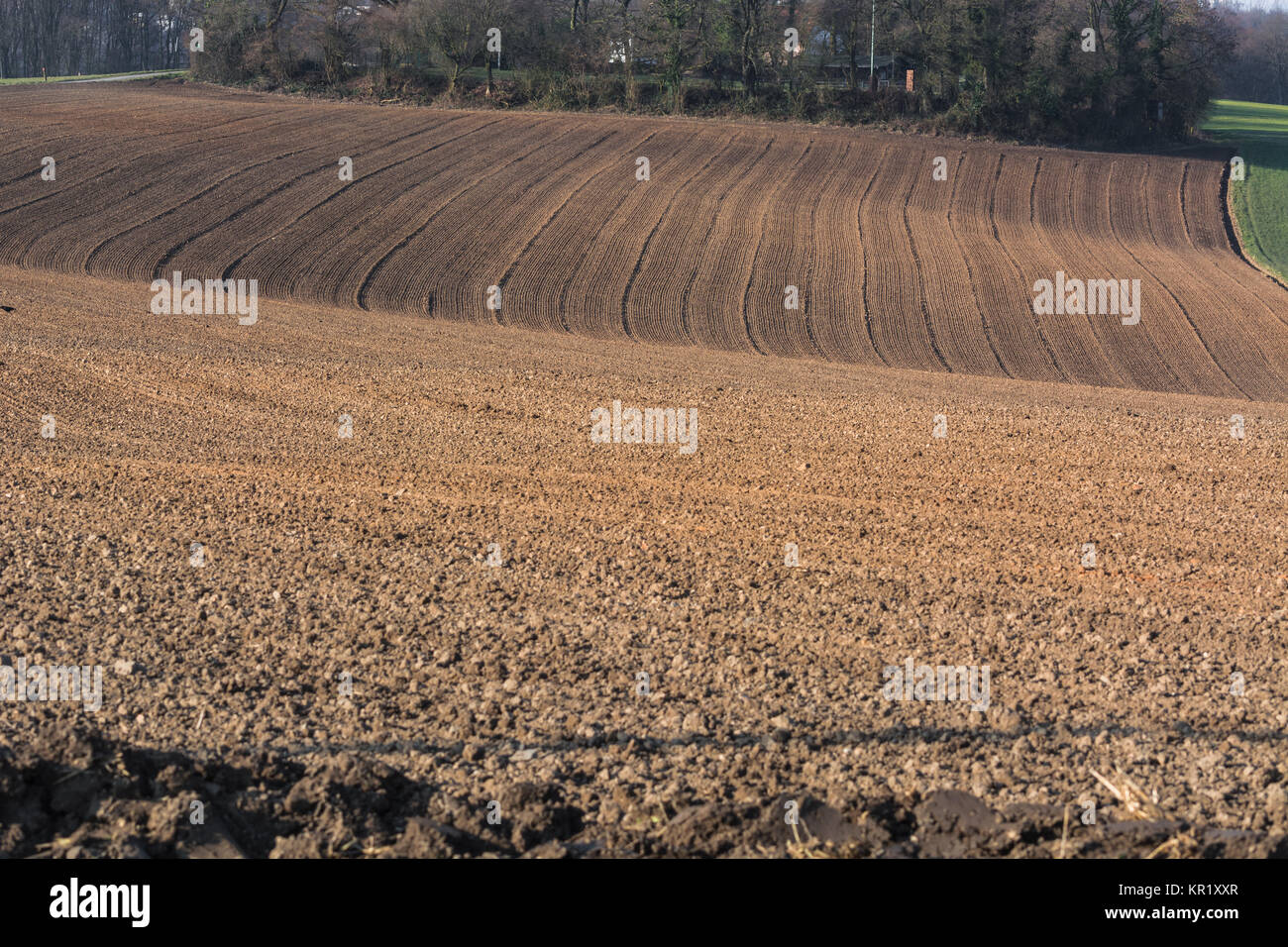 Ploughed farm field under hi-res stock photography and images - Alamy