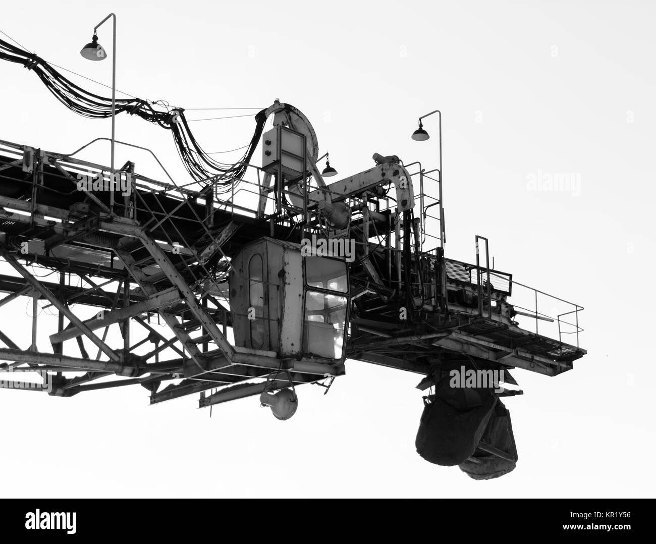 Crane model Black and White Stock Photos & Images - Alamy