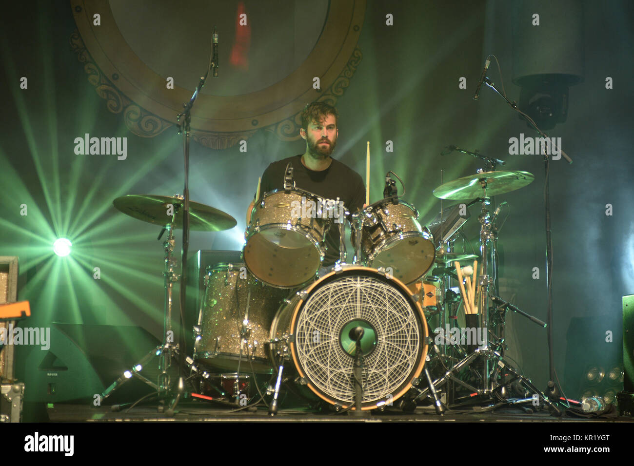 MIAMI BEACH, FL - MAY 01: Chris Tomson of Vampire Weekend performs at ...
