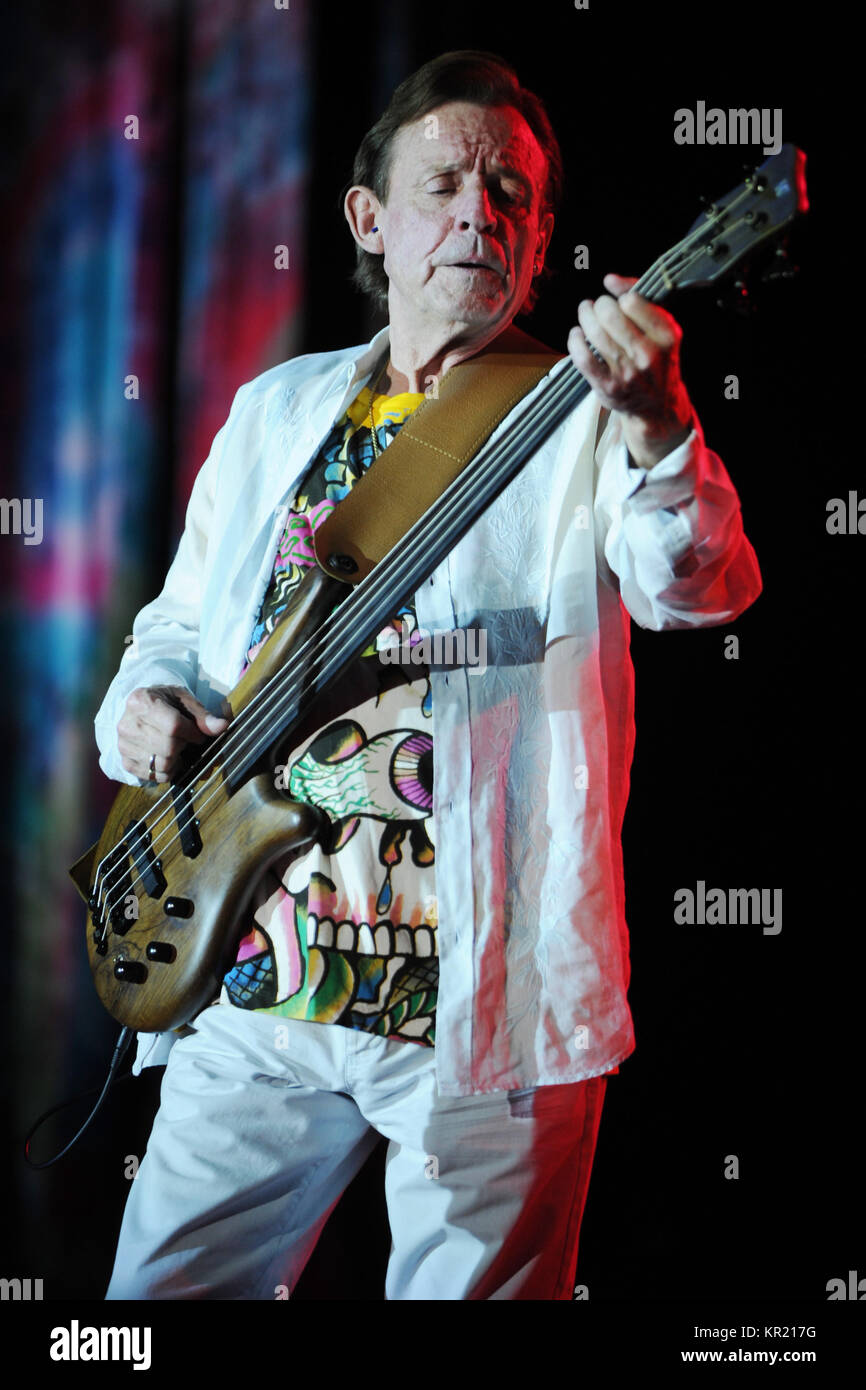 POMPANO BEACH, FL - AUGUST 10: Jack Bruce, bassist from 1960s band ...