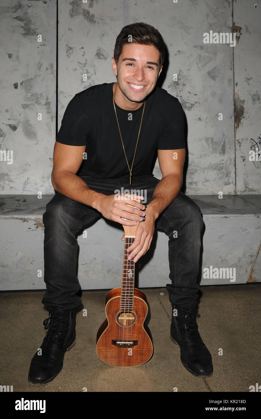 MIAMI, FL - SEPTEMBER 10: Jake Miller backstage duing the 97.3 Hits ...