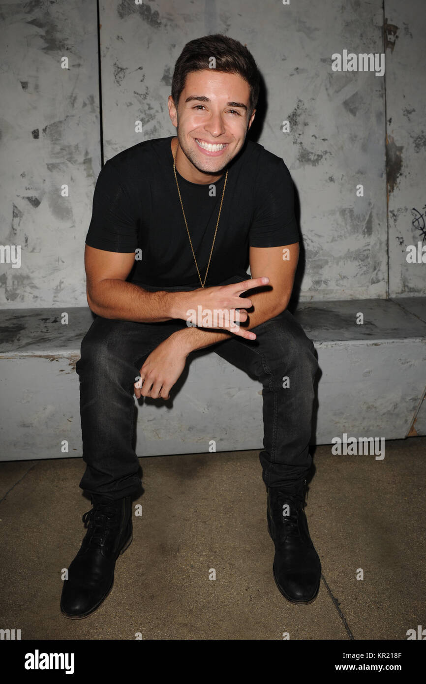 MIAMI, FL - SEPTEMBER 10: Jake Miller backstage duing the 97.3 Hits ...