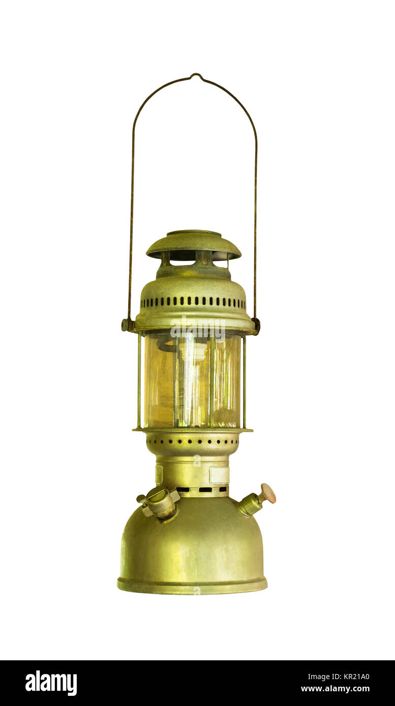 Old classic lantern isolated Stock Photo - Alamy
