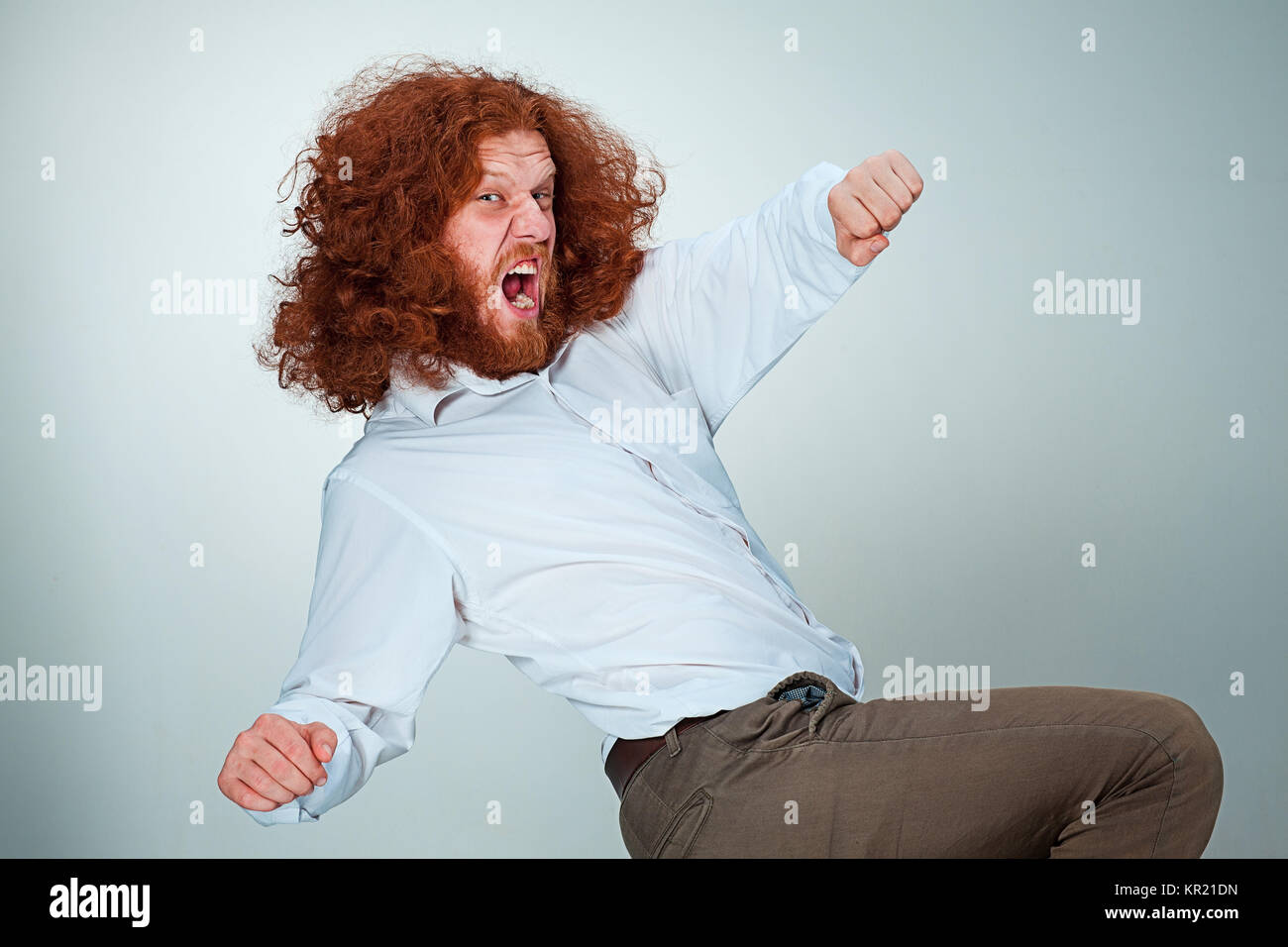 The Angry man Stock Photo - Alamy