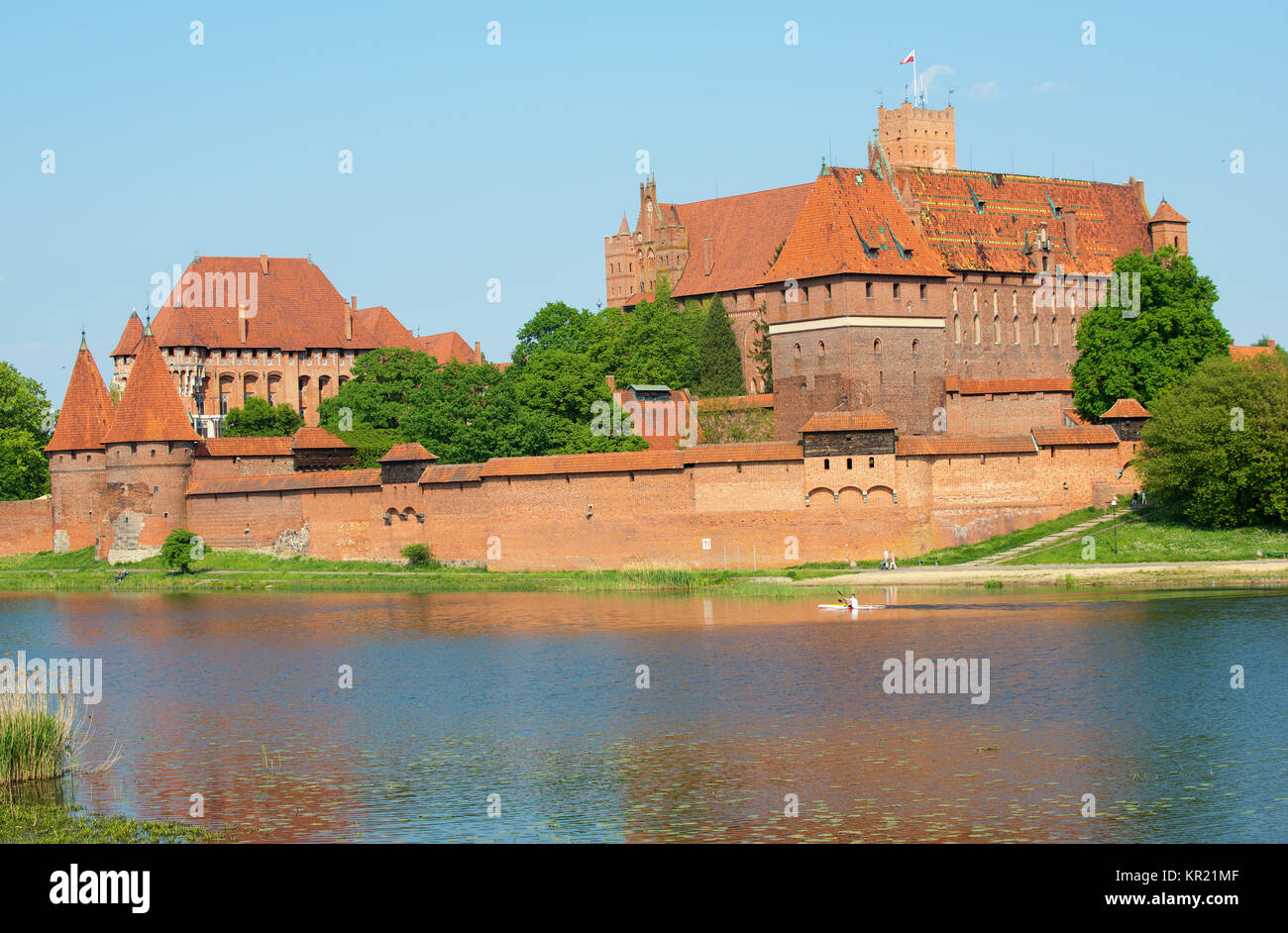 malbork,the largest brick castle in europe Stock Photo - Alamy