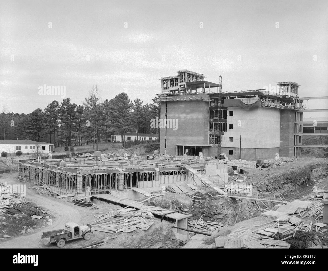 The CDC, Clifton Road, Atlanta, GA, 1959. campus under construction in ...