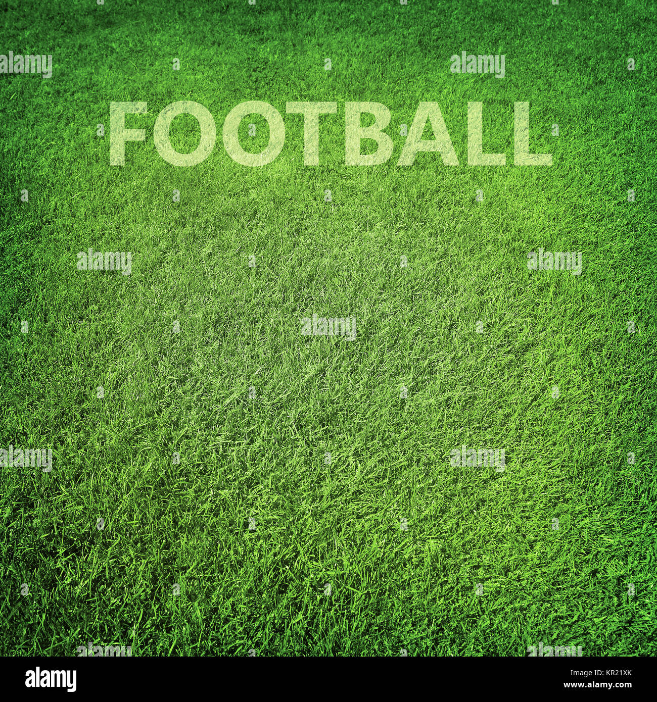 Green grass football background Stock Photo - Alamy