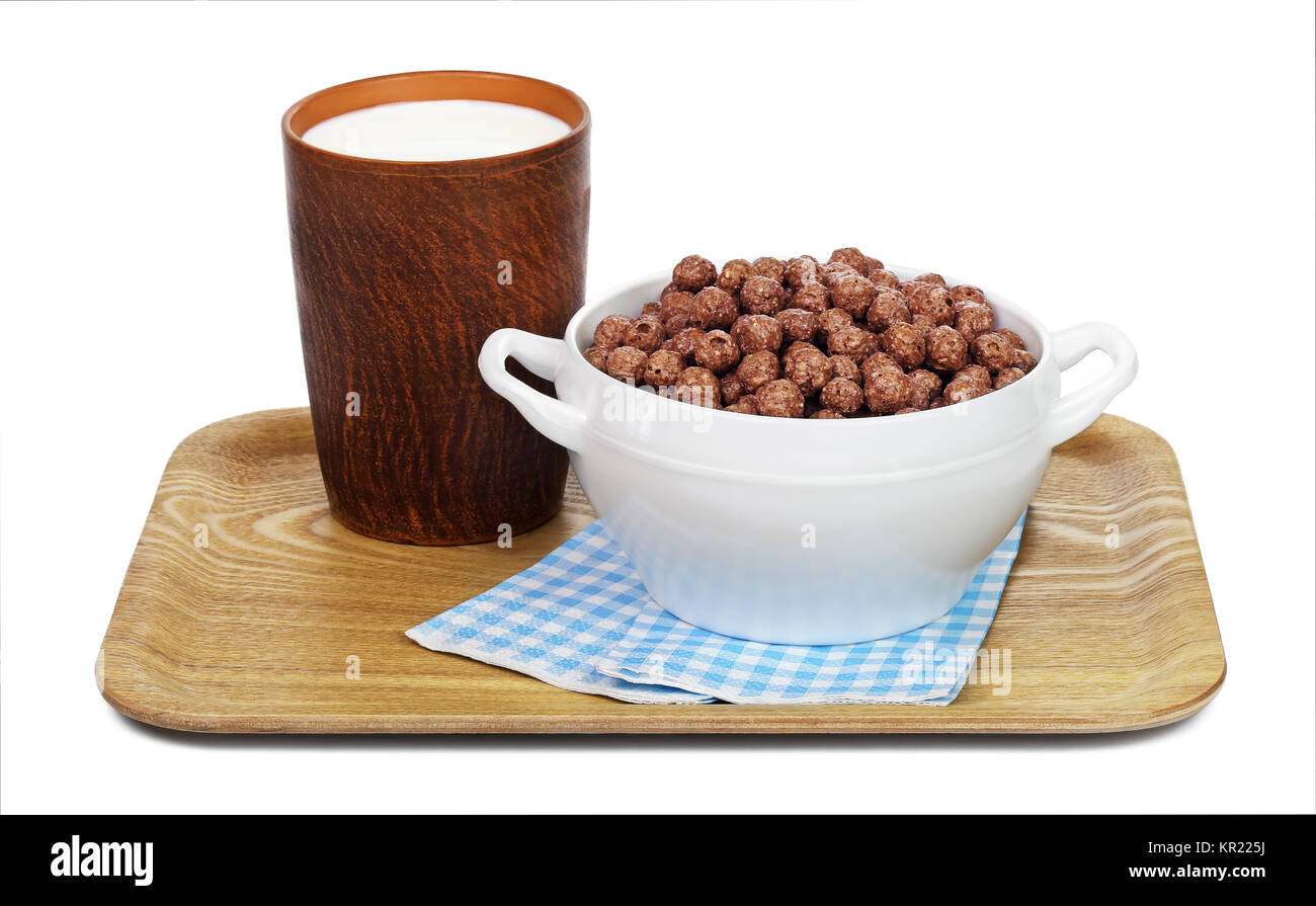 Cup chocolate granola cereal Cut Out Stock Images & Pictures - Alamy