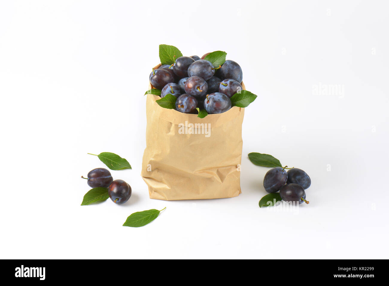 bag of plums Stock Photo - Alamy