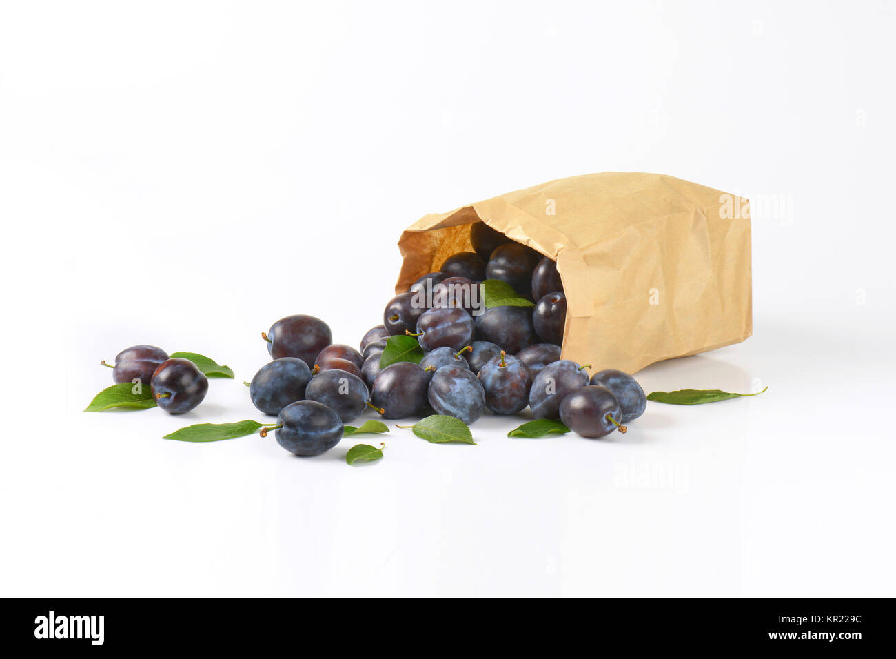 bag of plums Stock Photo - Alamy