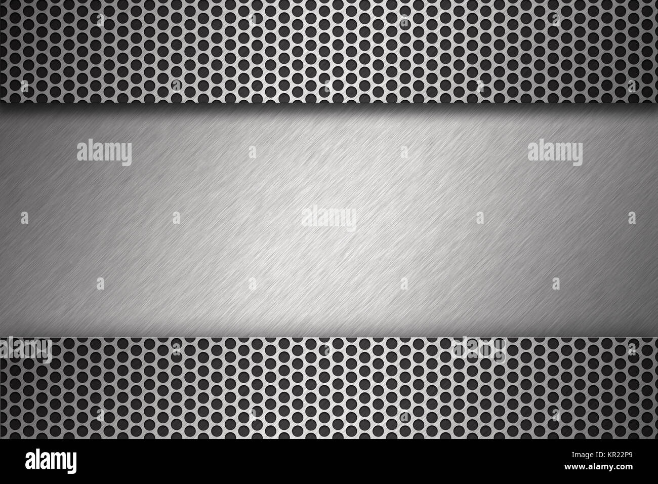 Grill pattern and brushed steel background Stock Photo - Alamy