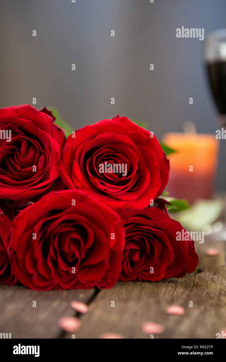 beautiful red roses close-up background Stock Photo - Alamy
