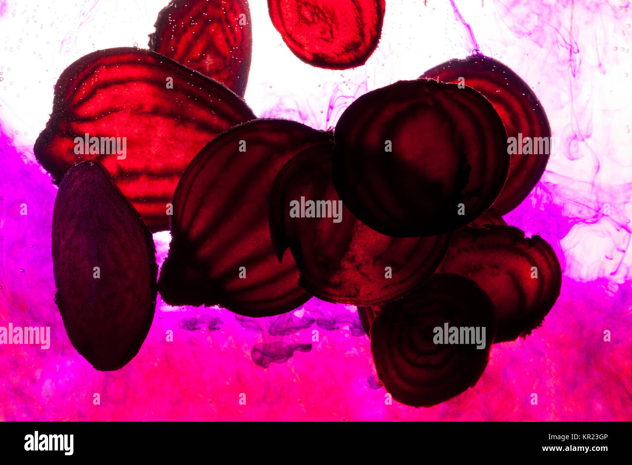 sliced raw beet Stock Photo - Alamy
