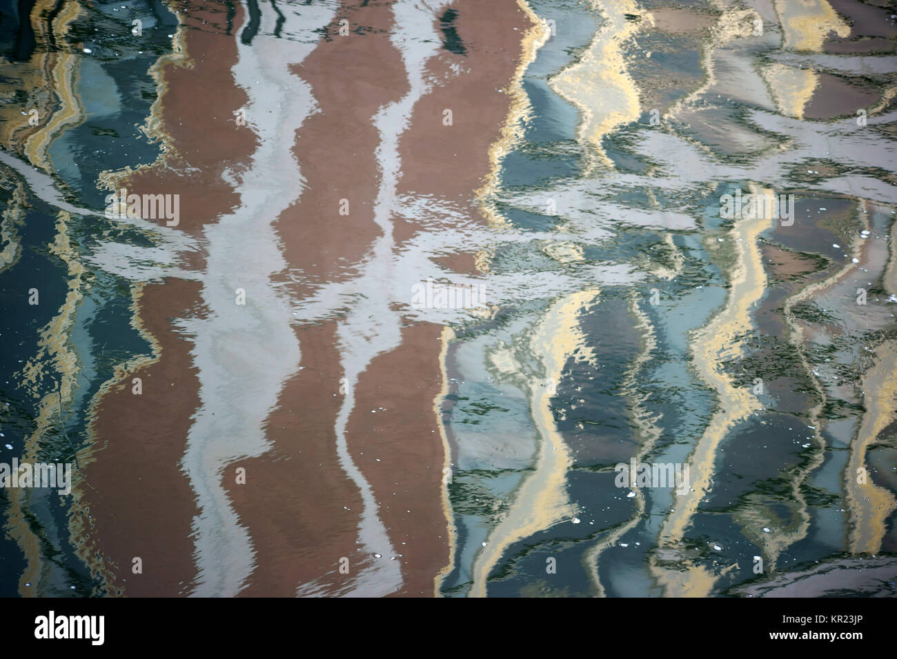 abstract reflections in the water Stock Photo - Alamy