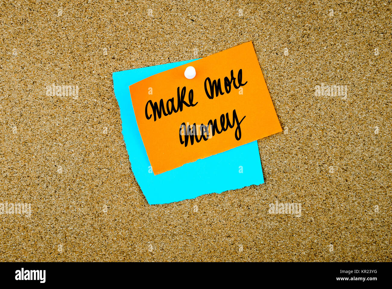 Make More Money written on paper notes Stock Photo - Alamy