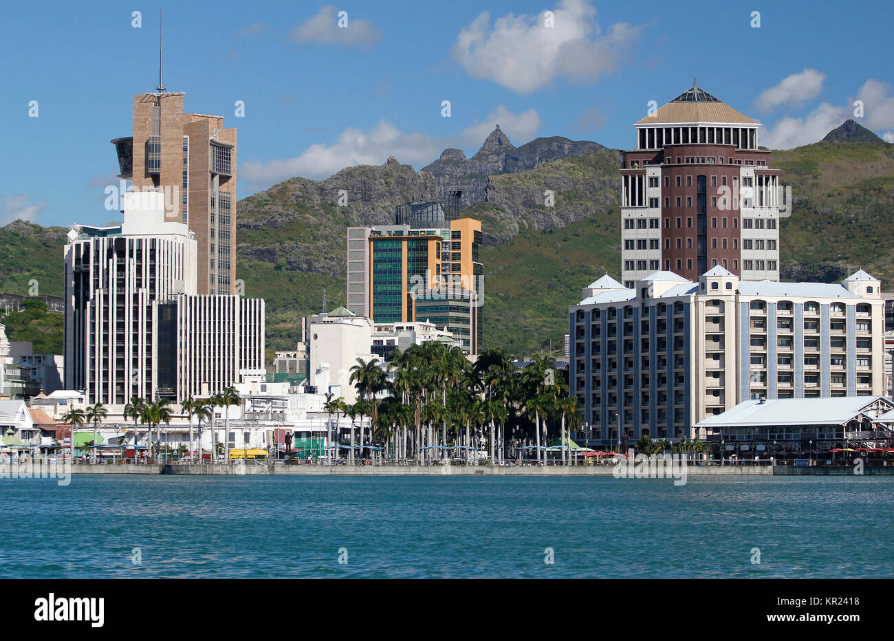 Port Louis cityscape Stock Photo - Alamy
