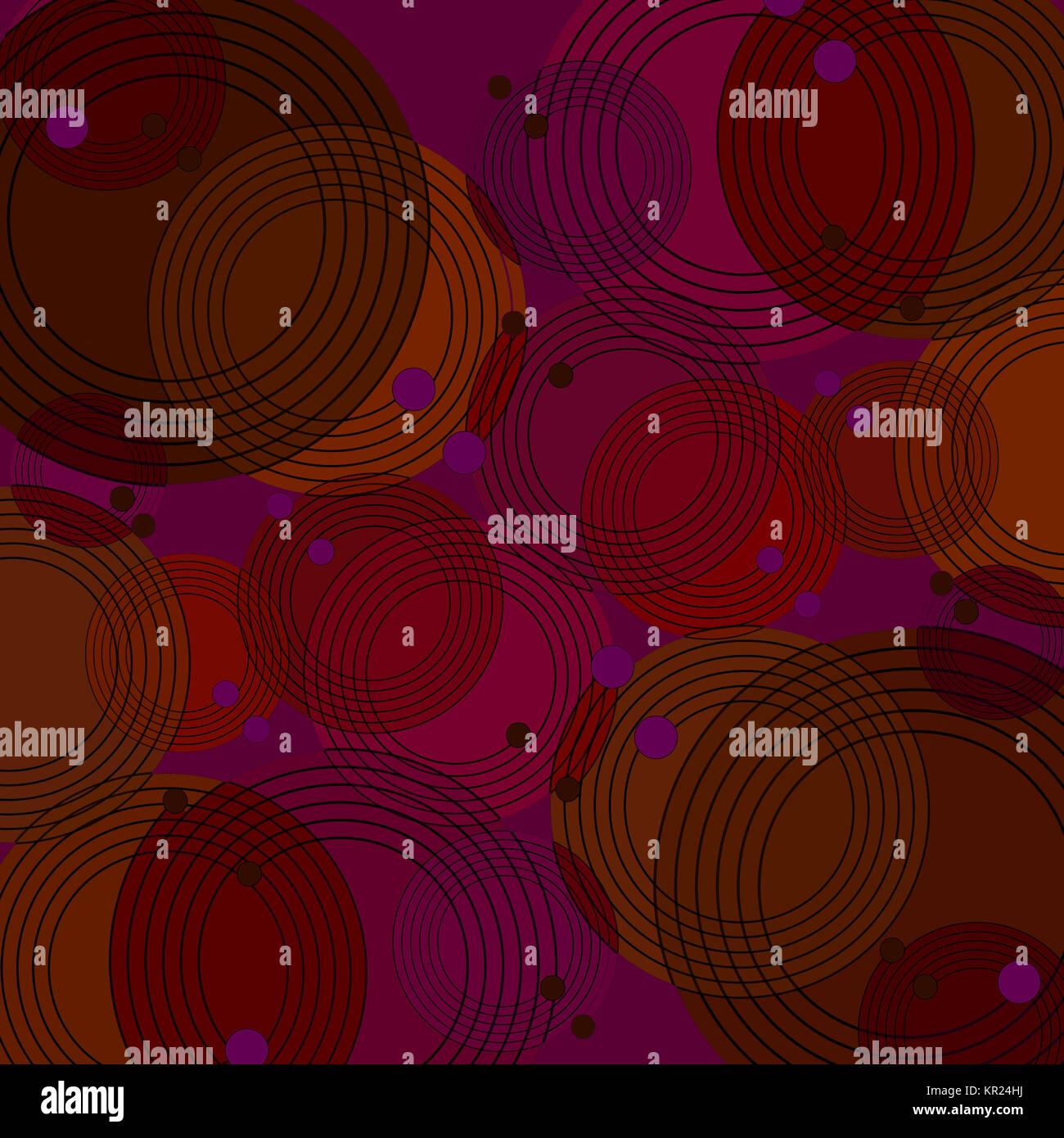 Abstract geometric background. Scattered concentric circle pattern ...