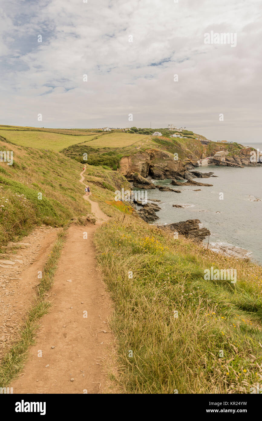 South West Coast path to Lizard Point, Cornwall, UK Stock Photo - Alamy