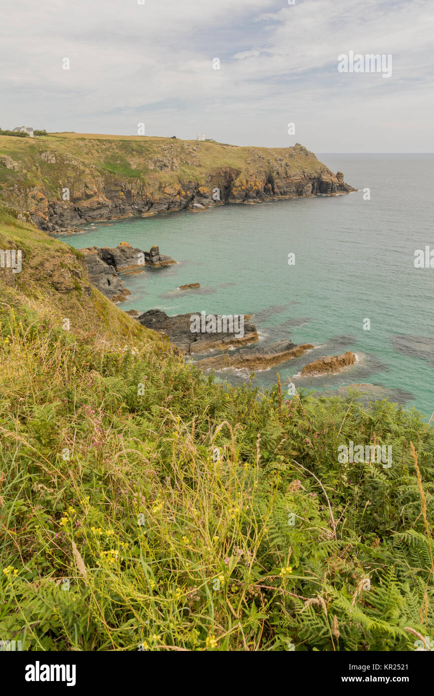 Housel Bay close to Lizard Point, Cornwall, UK Stock Photo - Alamy