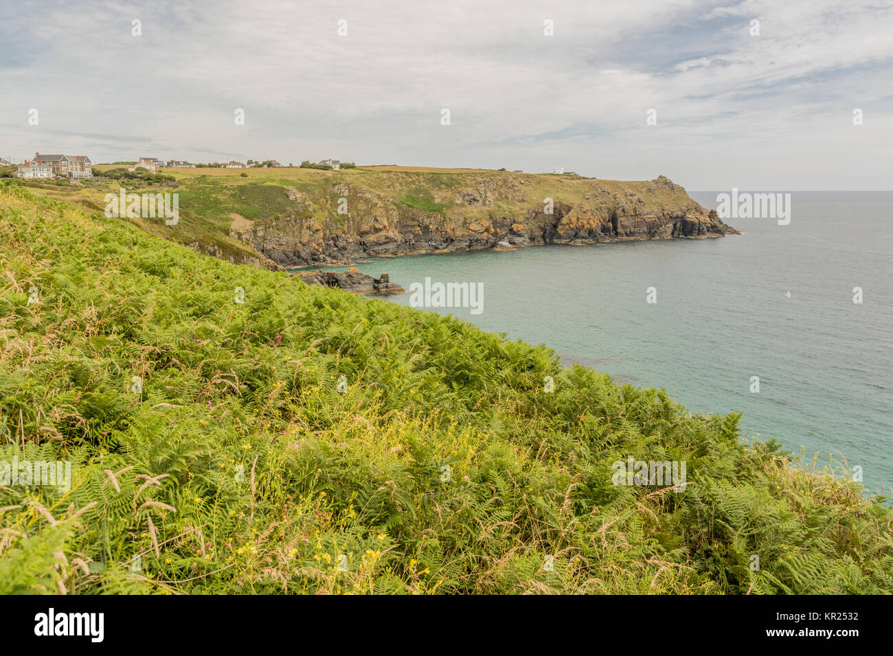Housel Bay close to Lizard Point, Cornwall, UK Stock Photo - Alamy