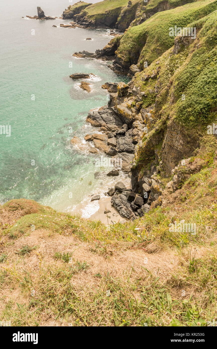 Housel Cove near Lizard Point, Cornwall, UK Stock Photo - Alamy