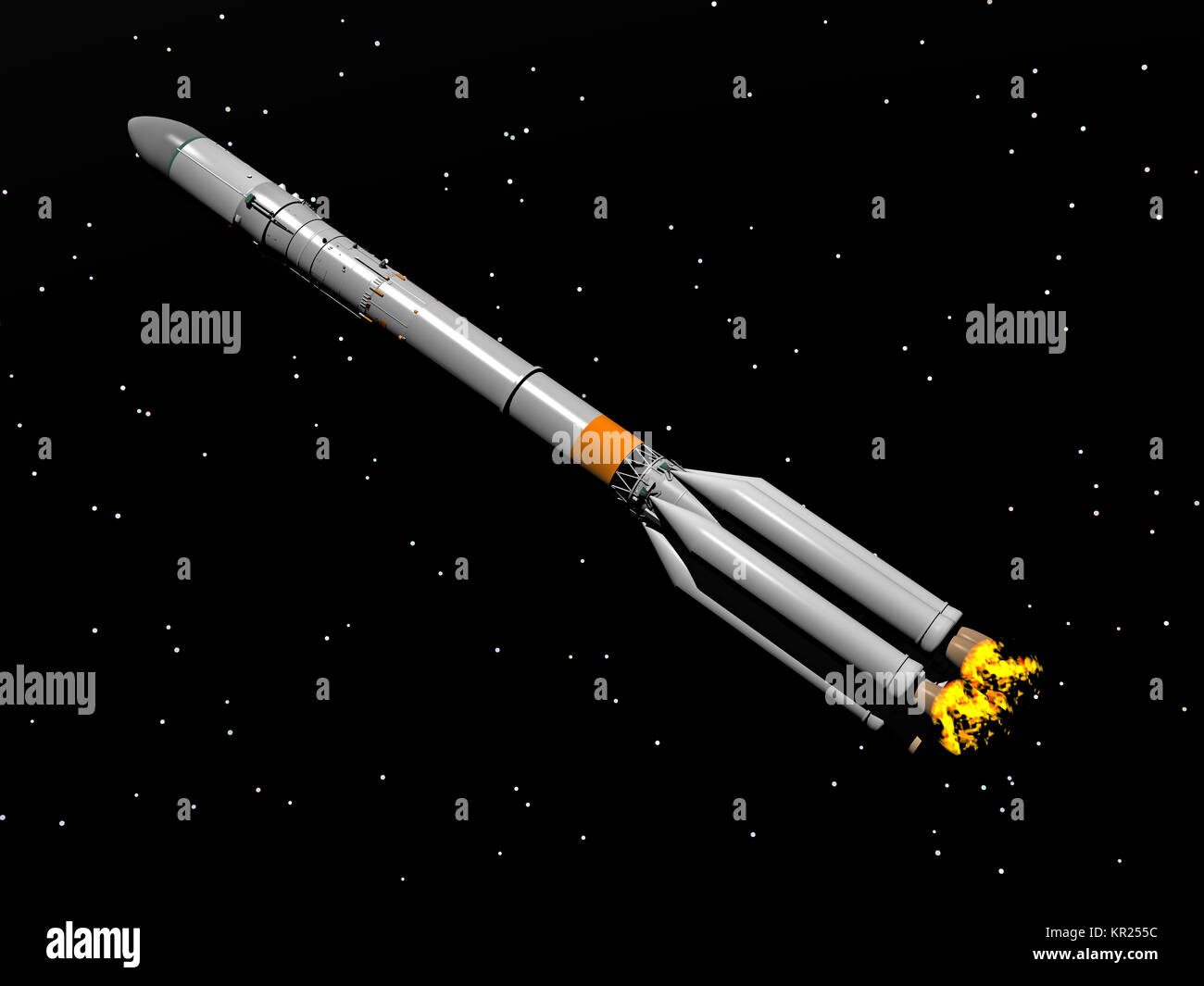 proton rocket in space Stock Photo - Alamy