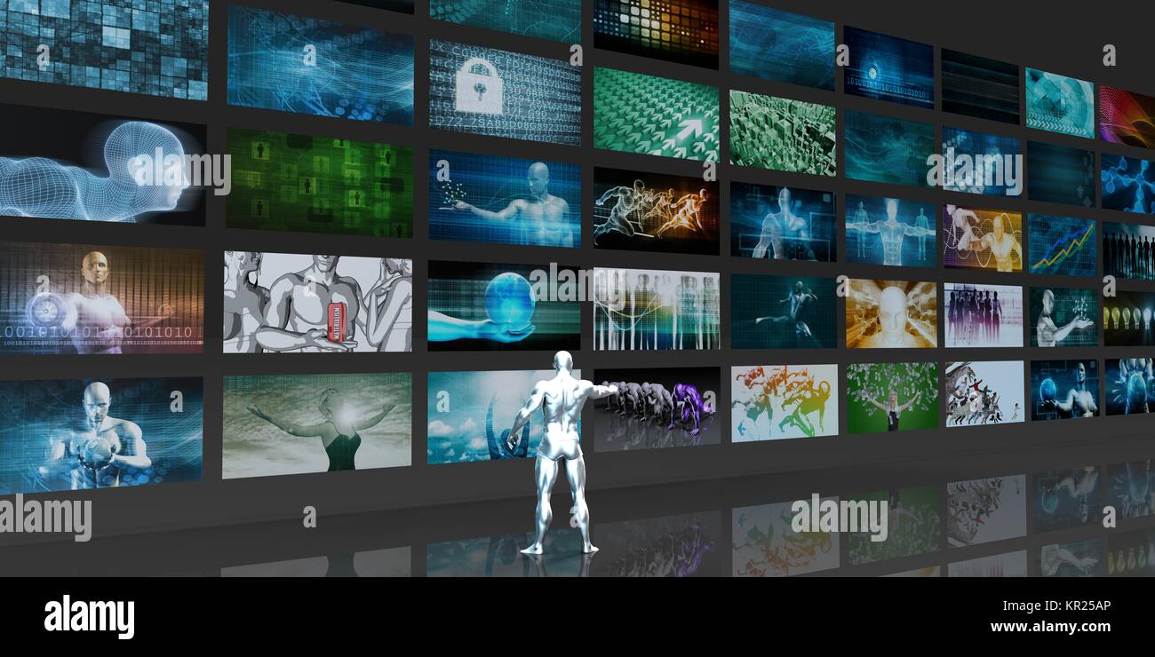 Video Streaming Entertainment Stock Photo - Alamy