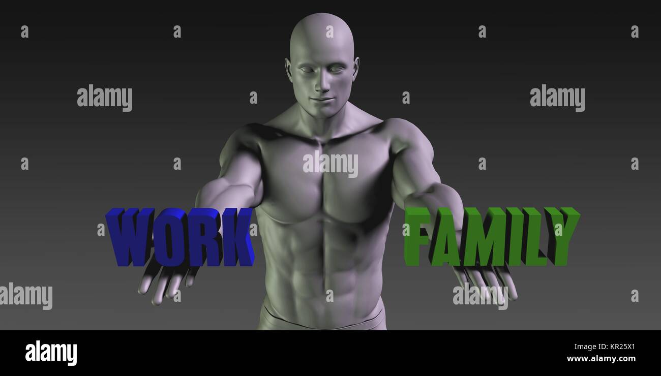 Work or Family Stock Photo - Alamy