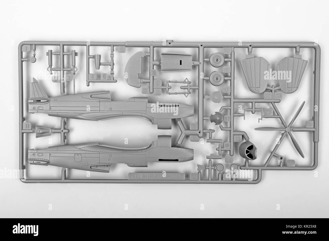 Airfix 1 72 scale curtiss tomahawk model aircraft hi-res stock ...