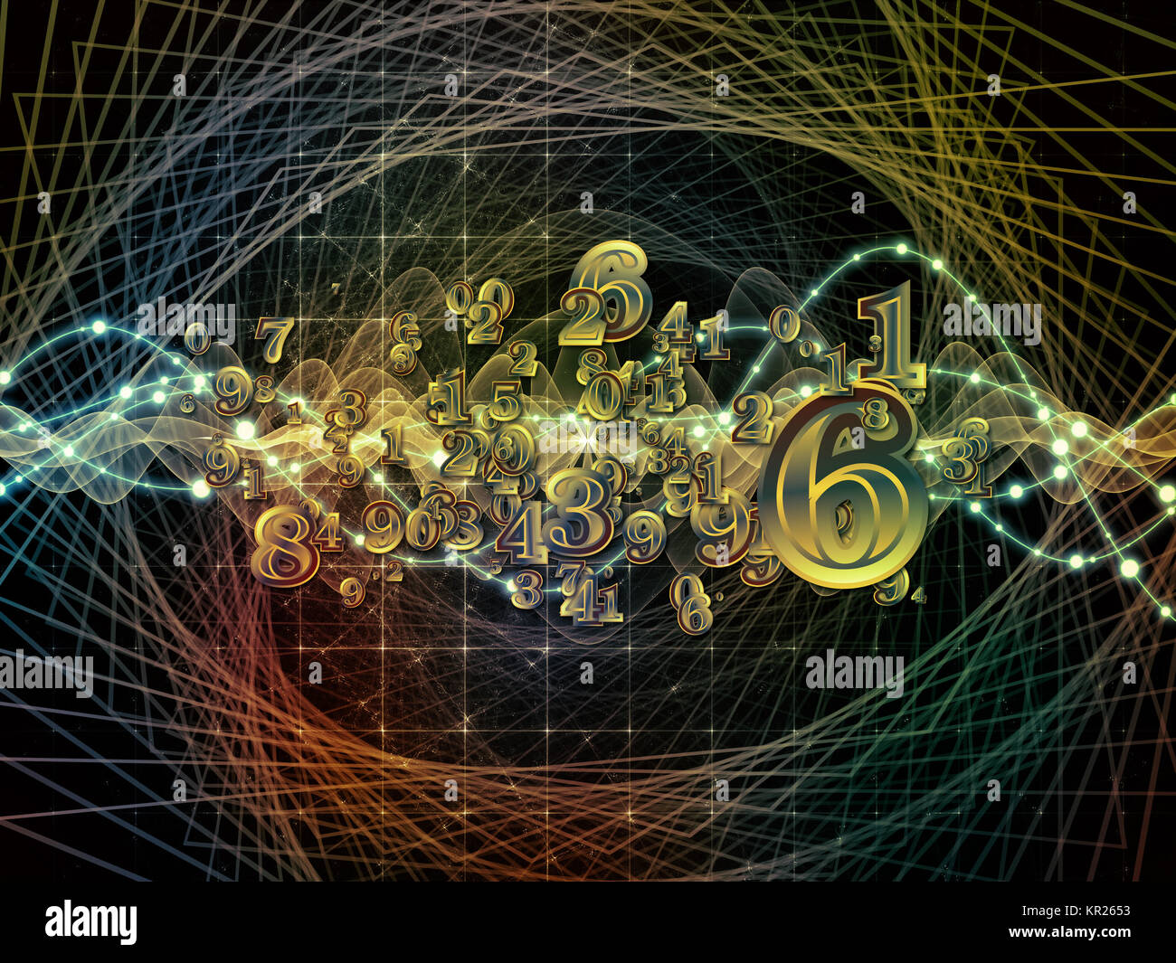 Inner Life of Numbers Stock Photo - Alamy