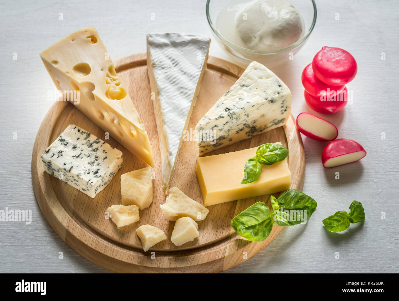 Various types of cheese Stock Photo - Alamy