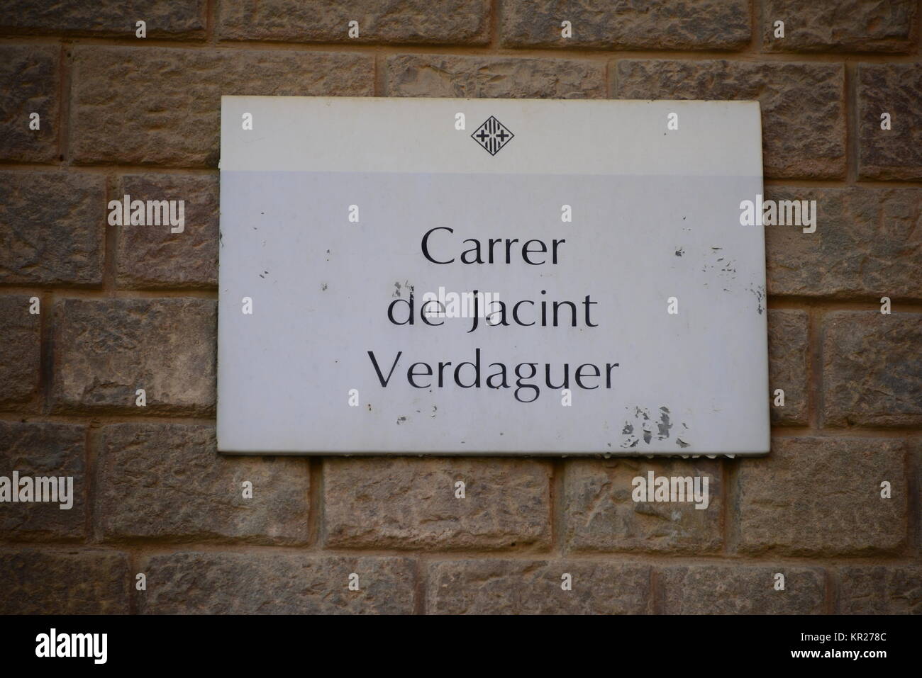 house facades,vic,gerona province,streets,email,tiles,spain Stock Photo ...