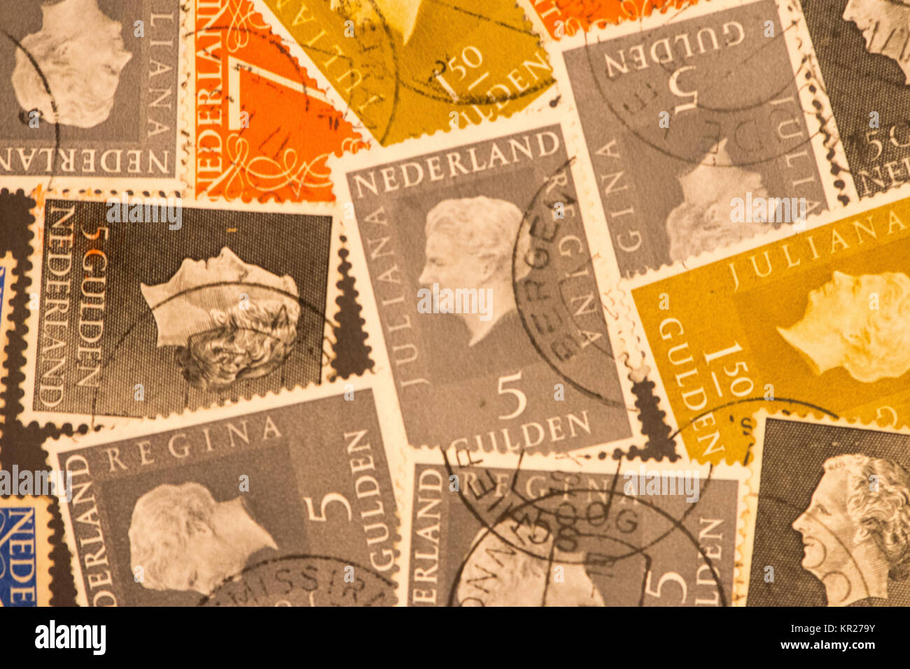 Old dutch postage stamp hi-res stock photography and images - Alamy