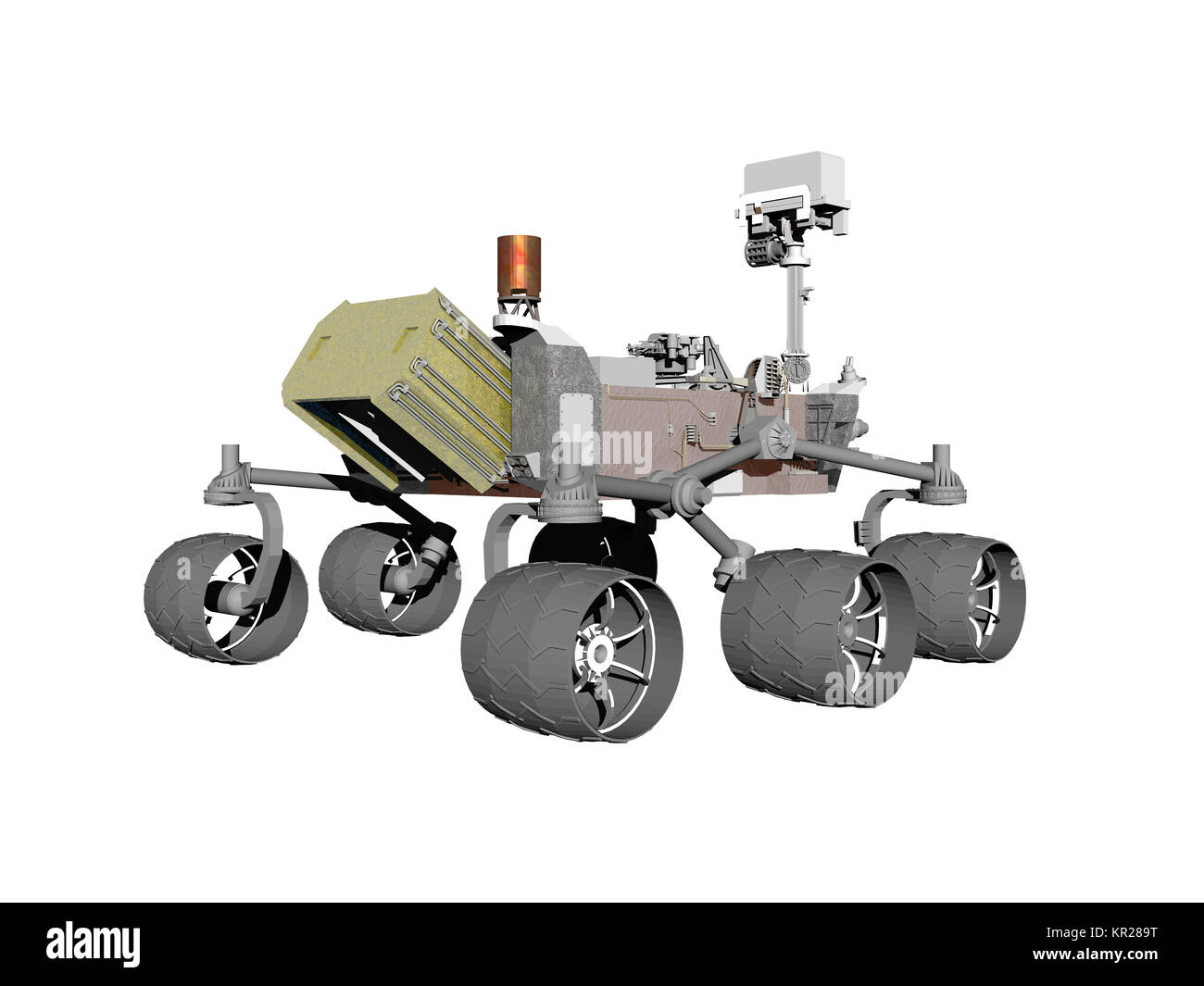 mars rover with camera isolated Stock Photo - Alamy