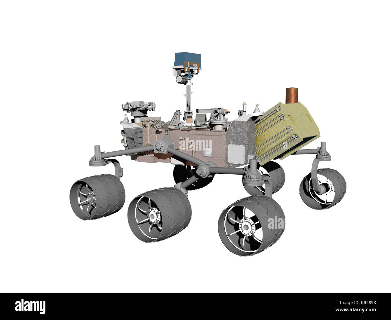 mars rover with camera isolated Stock Photo - Alamy