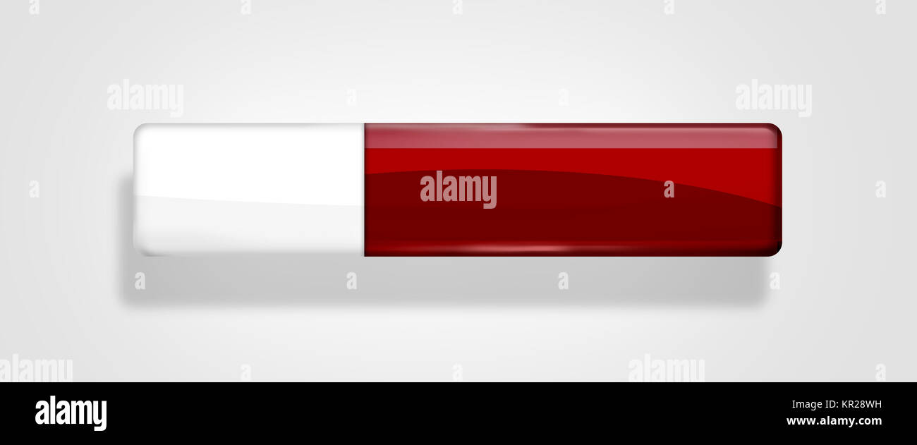 red blank glossy button icon symbol Stock Photo - Alamy