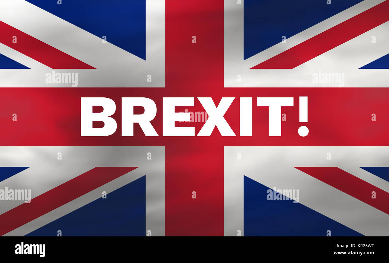 Brexit United Kingdom Flag Background Illustration Stock Photo - Alamy
