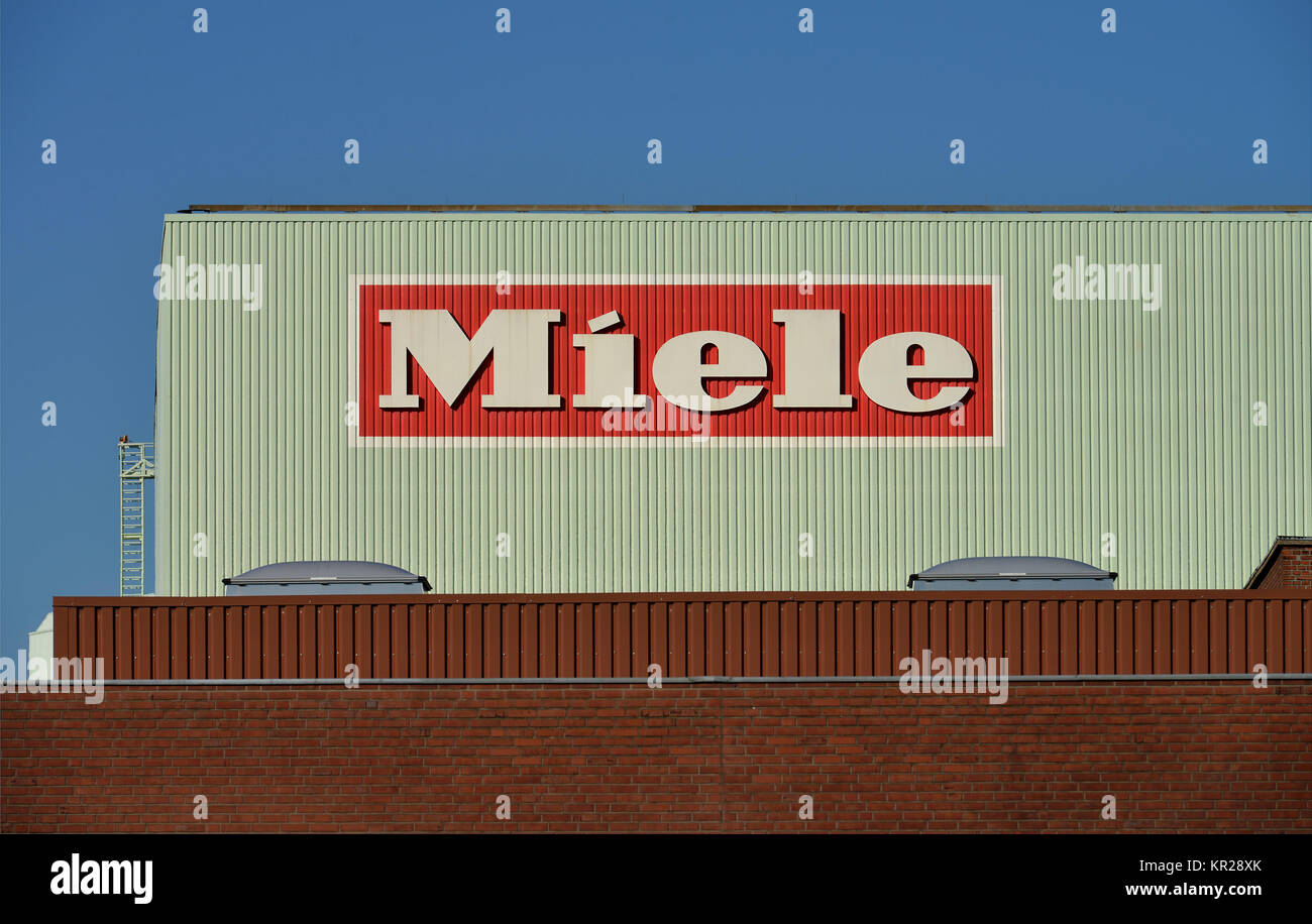 Miele work, Carl Miele street, G?tersloh, North Rhine-Westphalia ...